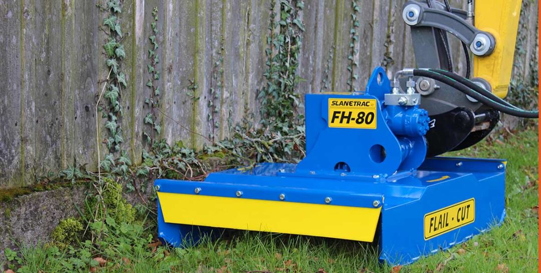 Slanetrac FH Series Mini Digger Flail Cutter | Flail Head | Mulcher